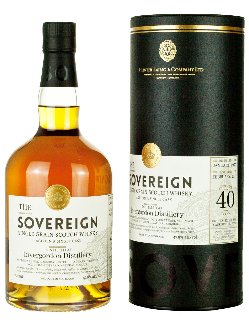 Invergordon 40 Jahre alt, 1977 Sovereign – The Whisky Barrel